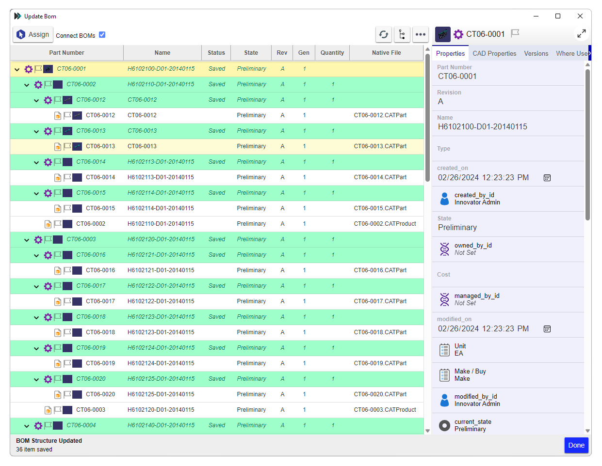 CAD/CAM Connector for Aras Innovator